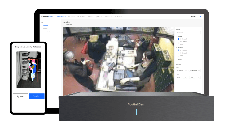 피플카운팅 시스템 | 인원 계수기 | FootfallCam
