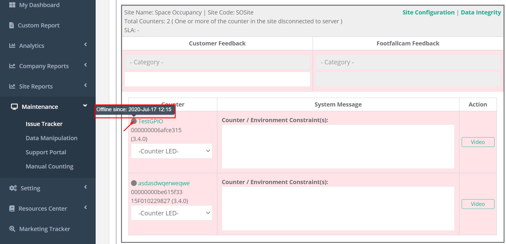 Chapter 8 :Device Health Check and Troubleshooting - FootfallCam