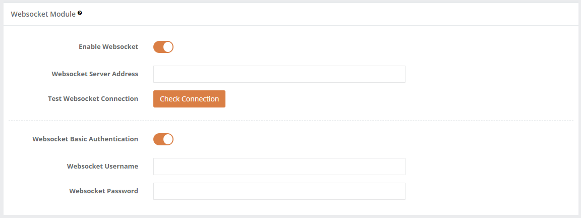 Websocket Module - FootfallCam
