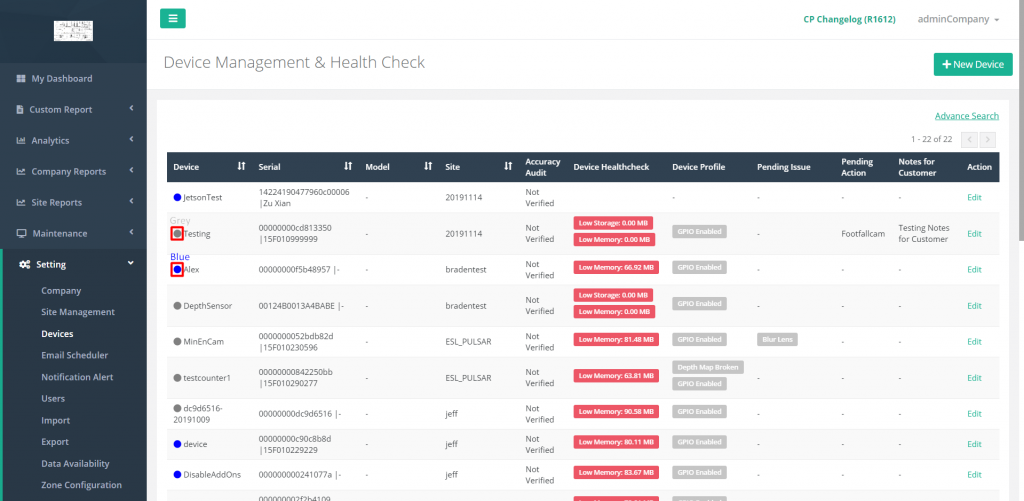 Chapter 8: Device Health Check and Troubleshooting - FootfallCam