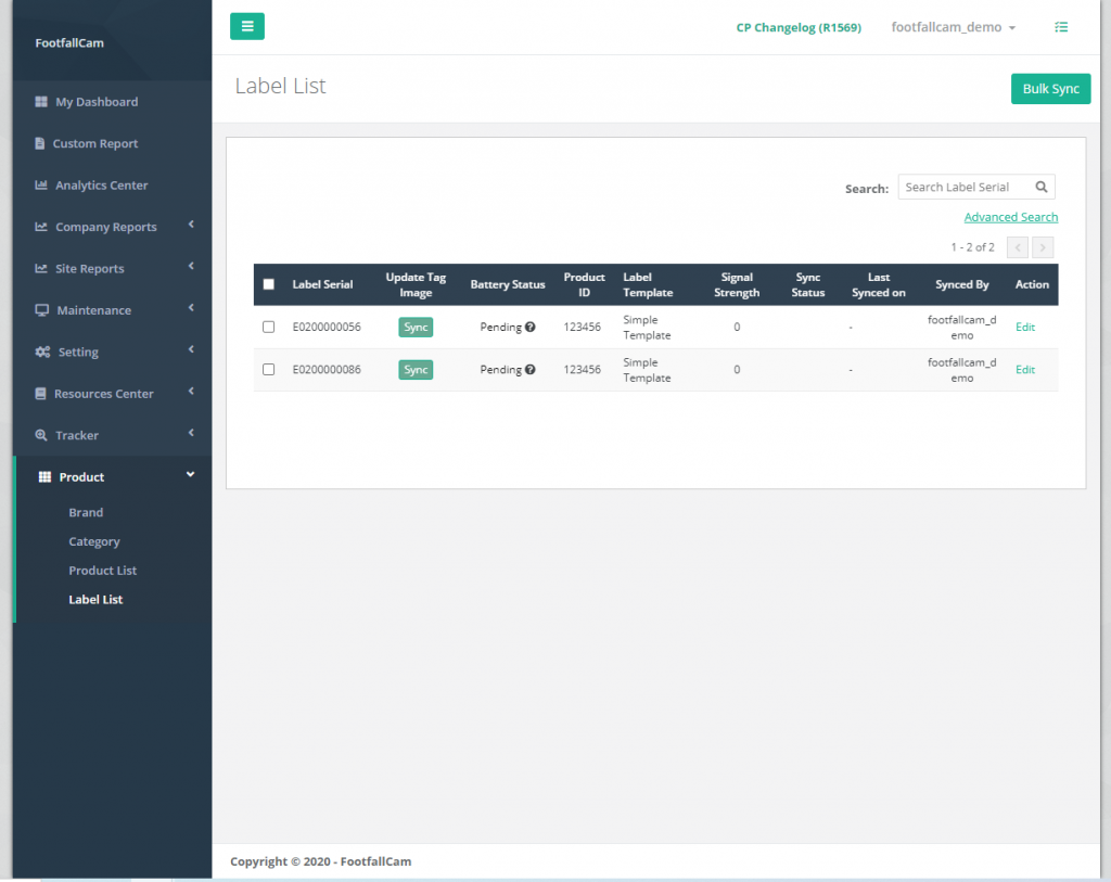 Chapter 8: Electronic Shelf Label (ESL) Configuration - FootfallCam