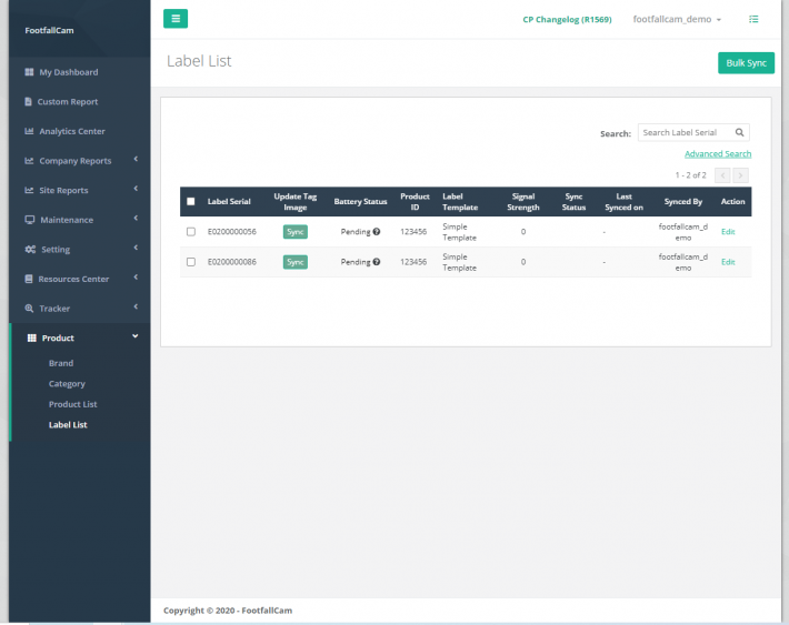 Chapter 8: Electronic Shelf Label (ESL) Configuration - FootfallCam