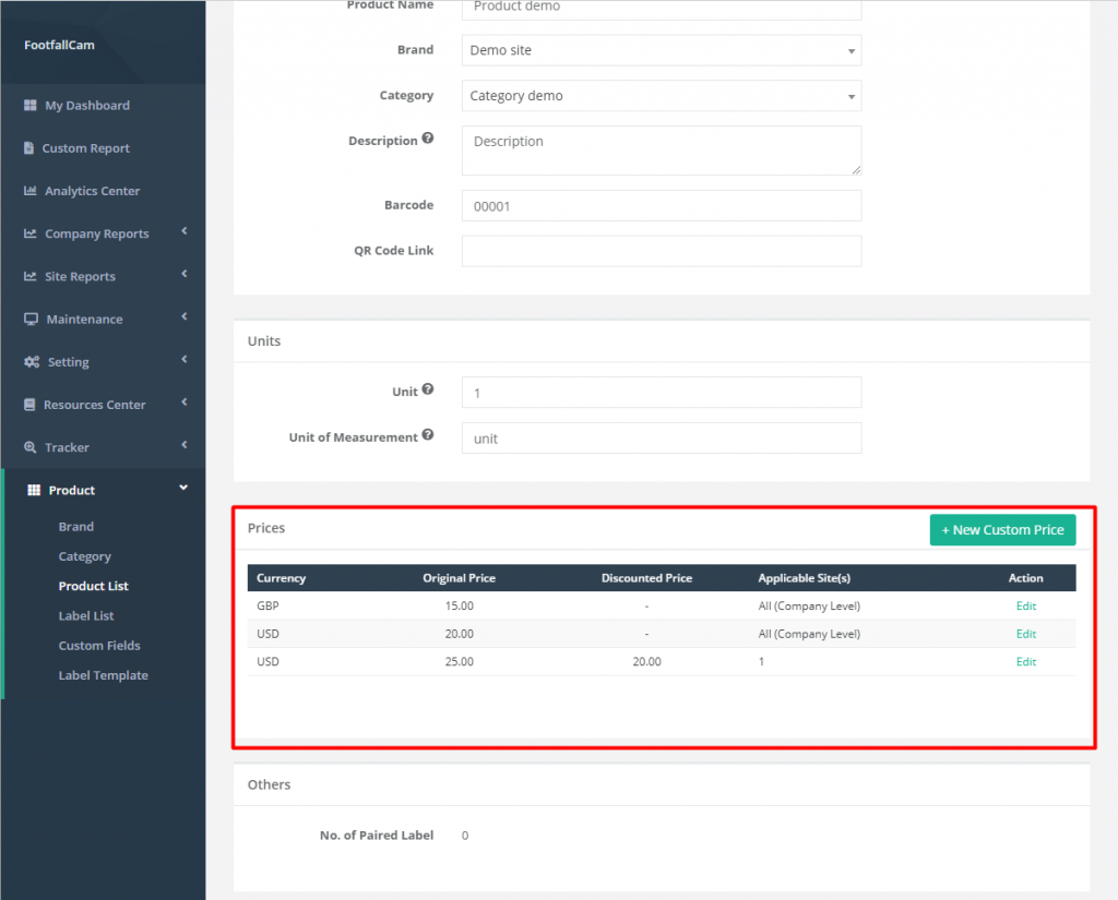 Chapter 8: Electronic Shelf Label (ESL) Configuration - FootfallCam