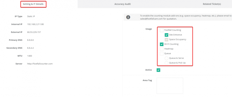 Chapter 4: Setting up Devices - FootfallCam