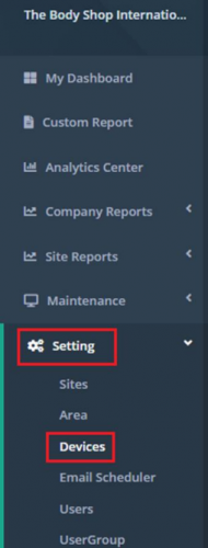 Daily Device Health Check - FootfallCam