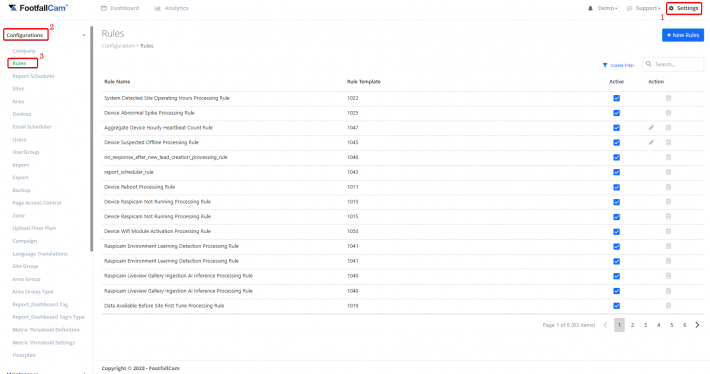 Chapter 11: Rules - FootfallCam