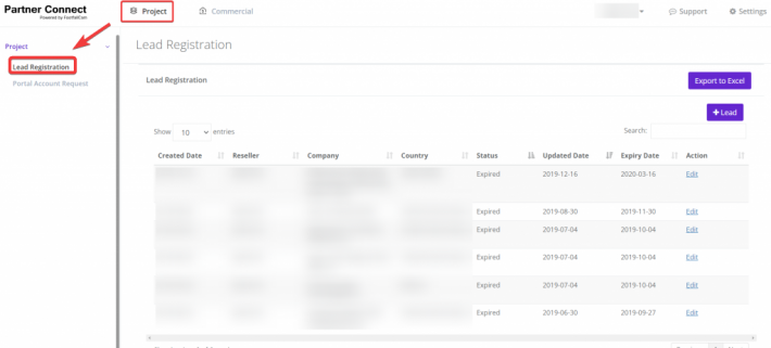 Partner Portal UI Update - FootfallCam