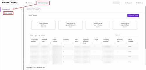 Partner Portal UI Update - FootfallCam