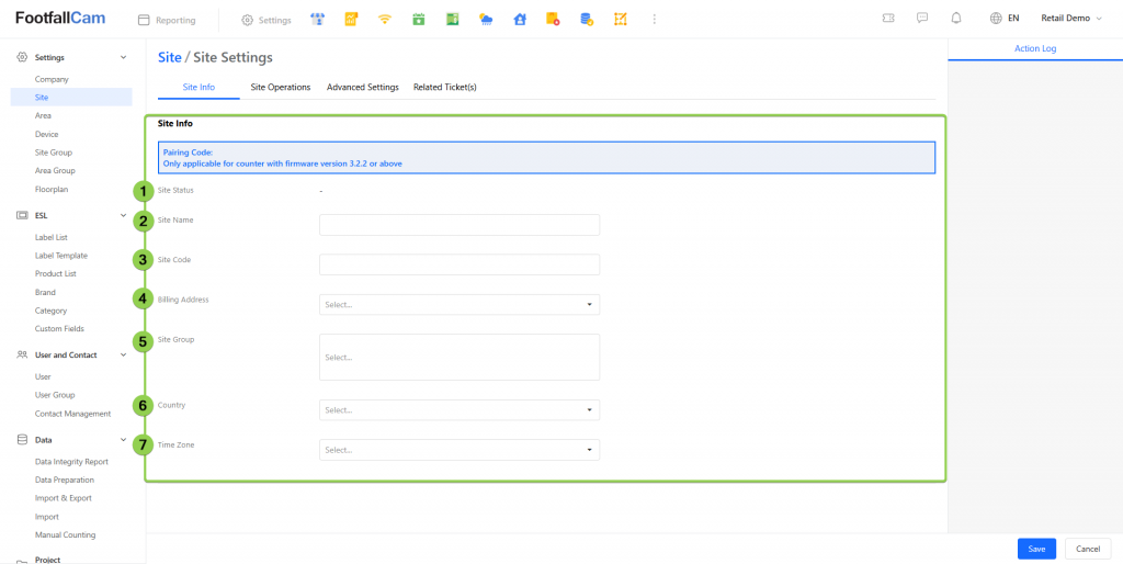 Chapter 2: Device Management - FootfallCam